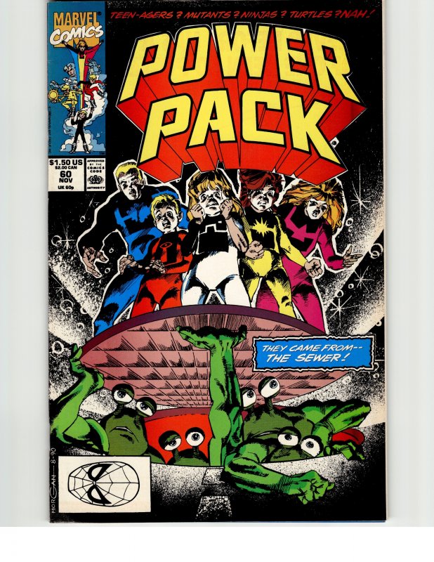 Power Pack #60 (1990) Power Pack | Comic Books - Copper Age, Marvel ...