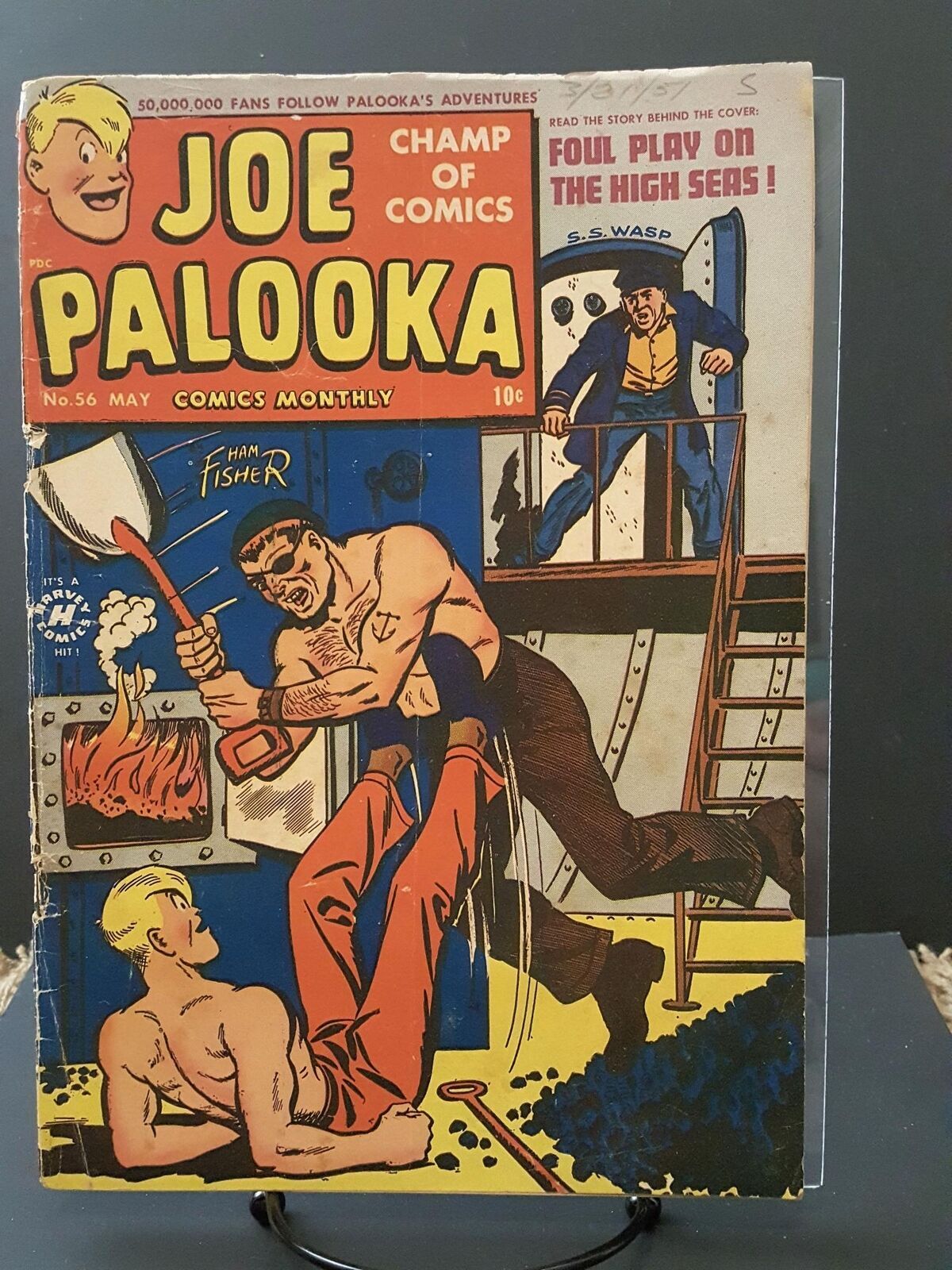 Joe Palooka #56 3.5 VG- Harvey Comic - May 1951 Ham Fisher | Comic ...