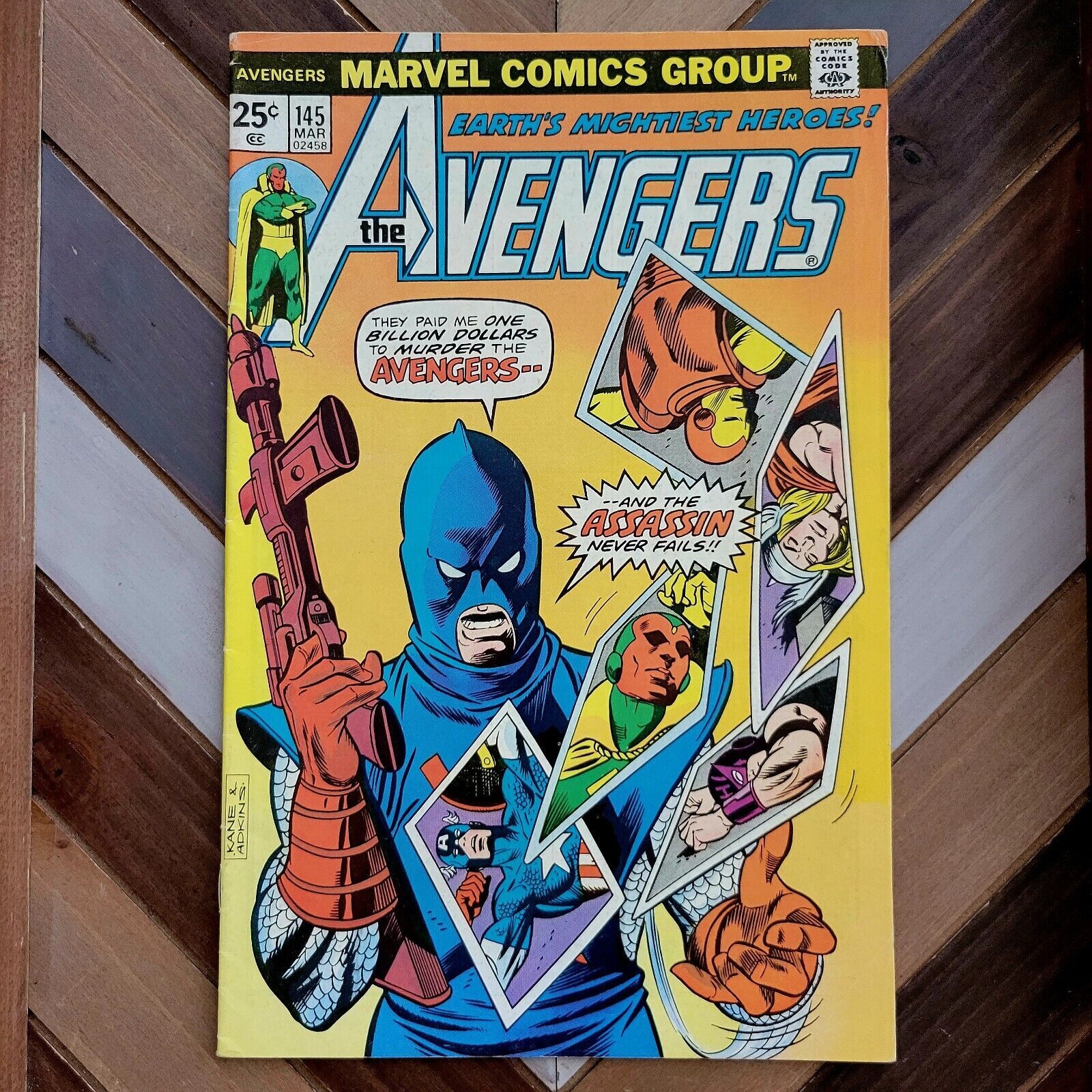 AVENGERS #145 FN (Marvel 1975) 1st appearance ASSASSIN | Comic Books ...