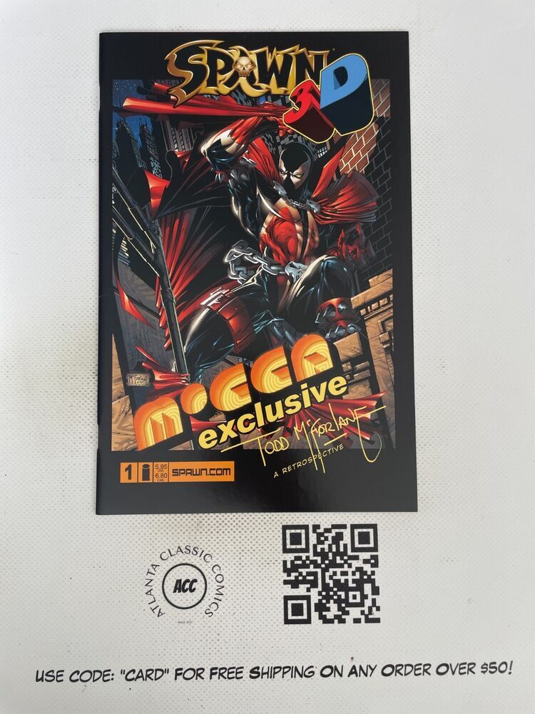 Spawn 3D # 1 NM W/Glasses Image Comic Book Todd McFarlane Mocca ...