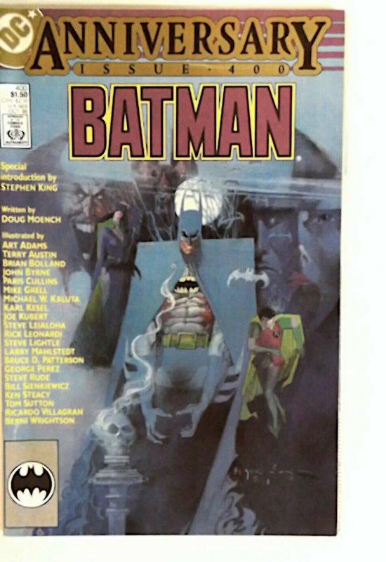 BATMAN ANNIVERSARY ISSUE #400 1986 DC Comic Dark Knight Special ART ...