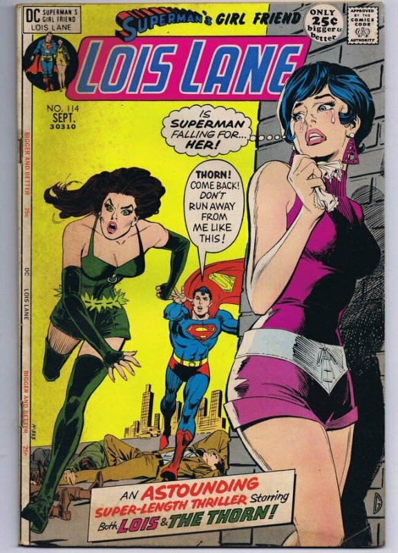 Superman's Girlfriend Lois Lane #114 ORIGINAL Vintage 1971 DC Comics ...