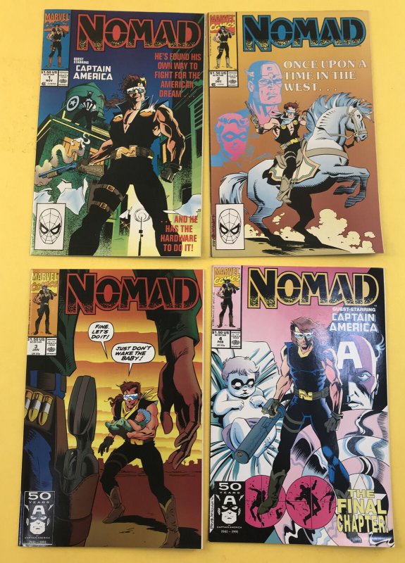 Nomad #1 2 3 4 Marvel Captain America Mini Series Comic Book Set 1-4 ...