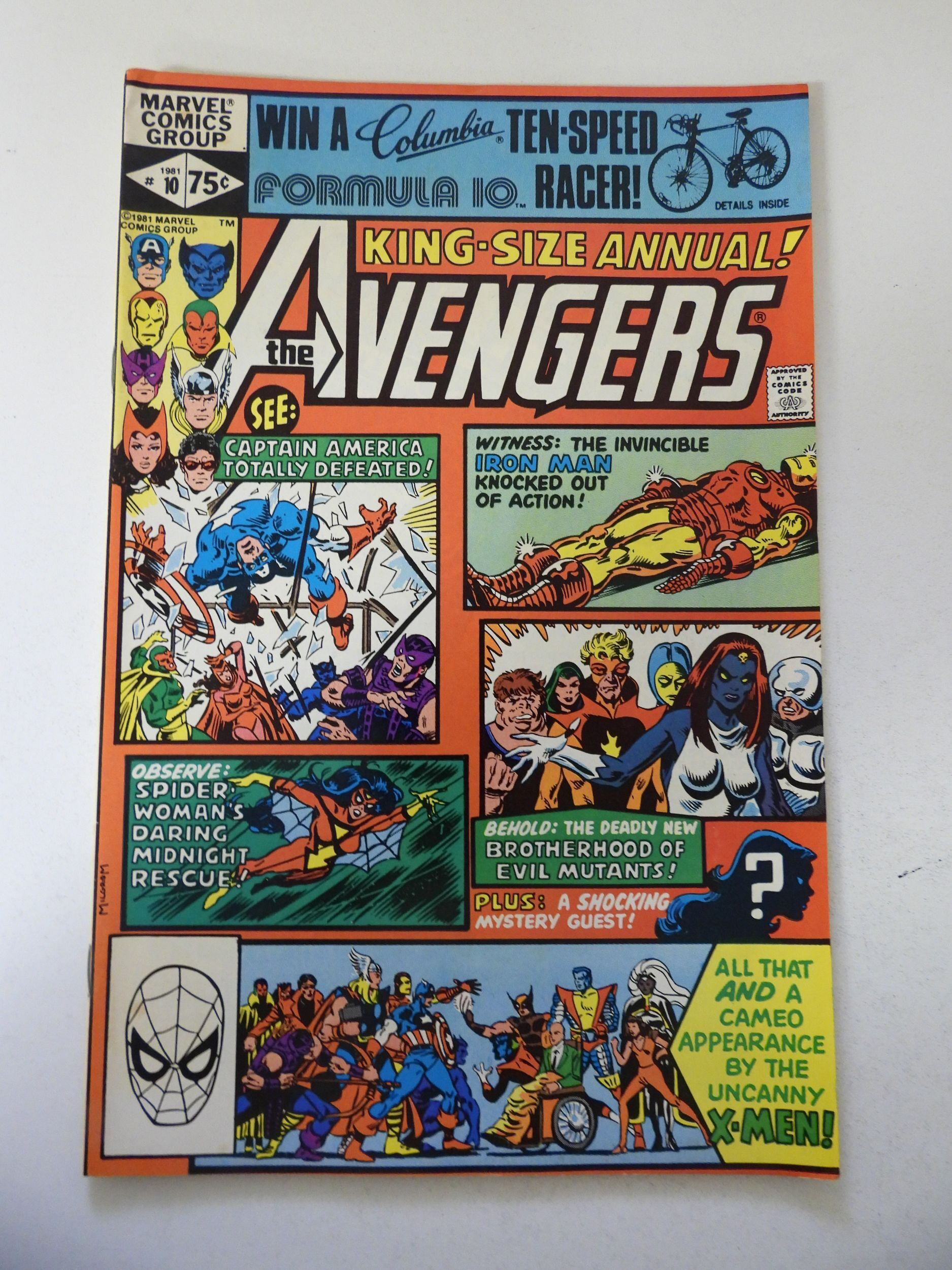The Avengers Annual #10 (1981) FN+ Condition 1st Appearance of Rogue ...