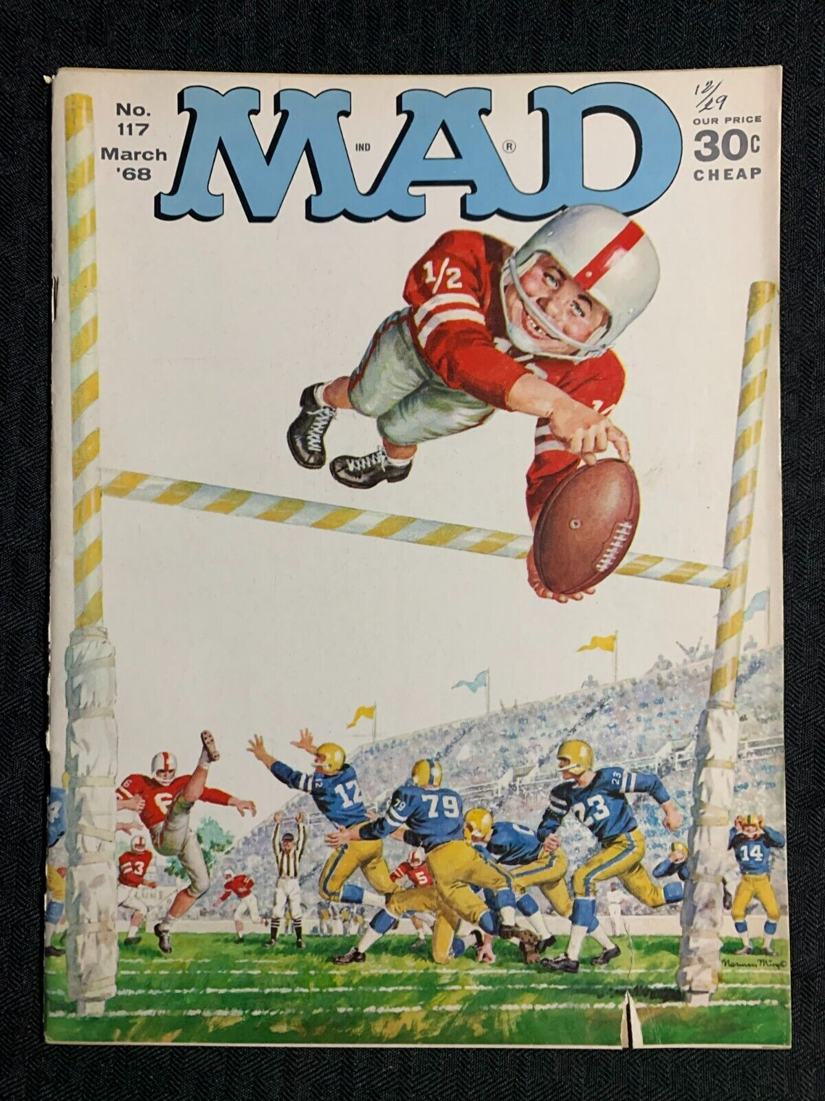 1968 MAD Magazine #117 G/VG 3.0 Alfred E Neuman / Charlie Brown Parody ...
