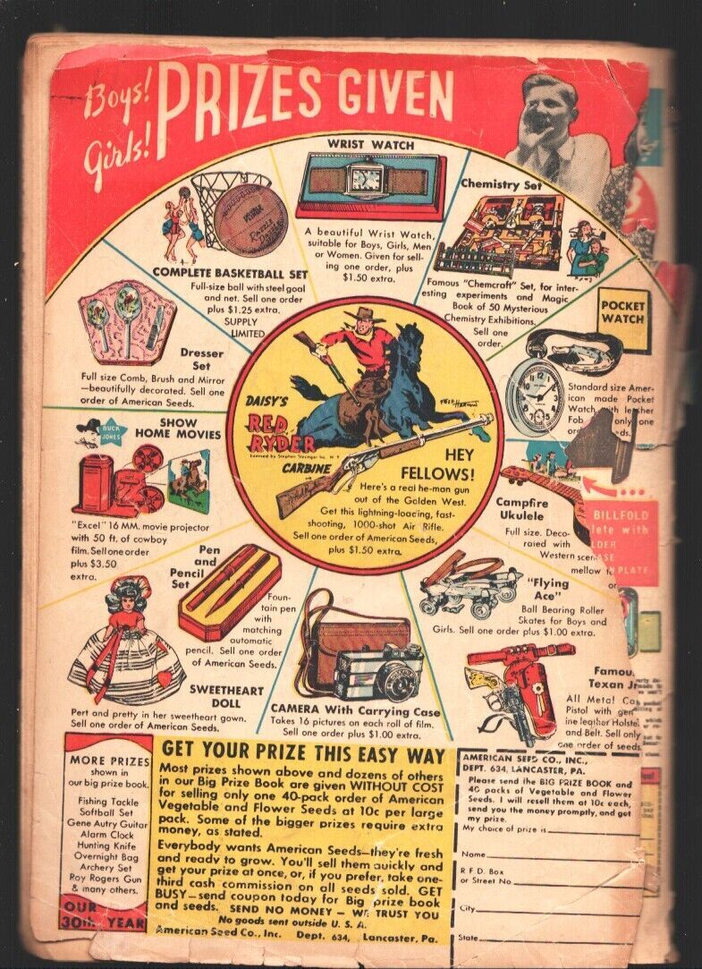 Target Vol. 7 #1 1948-L.B. Cole crime and mystery cover-Gary Stark by ...