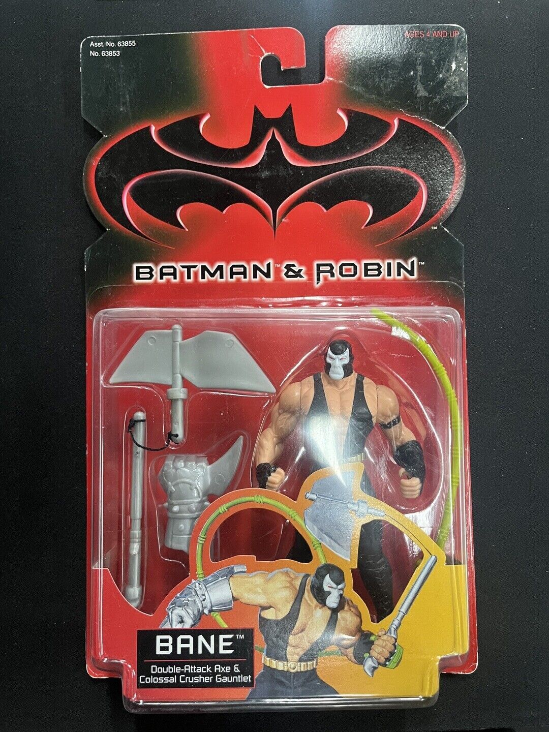 Batman & Robin Kenner Figure Bane Double-Attack Axe & Colossal Crusher ...