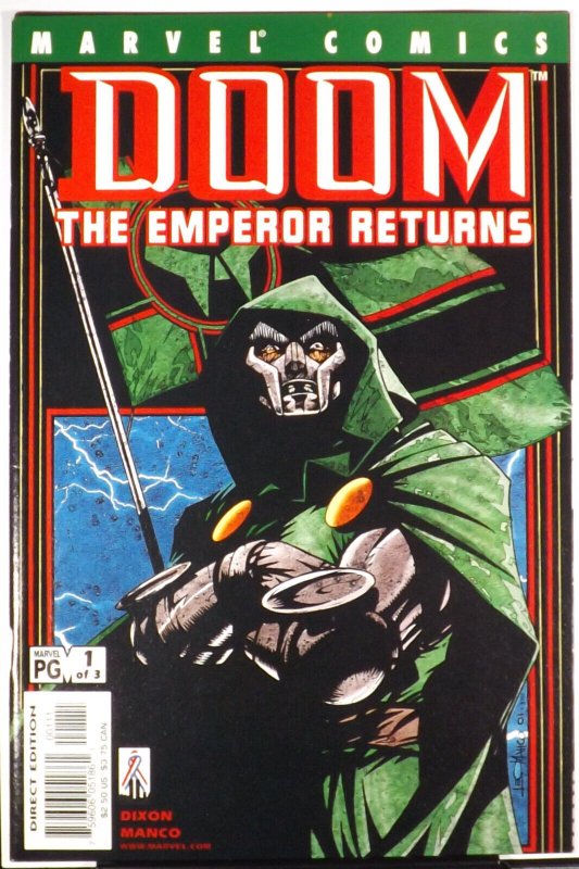 DOOM #1-3 Complete Set + The Emperor Returns 1 Doctor Doom 4 Issues ...