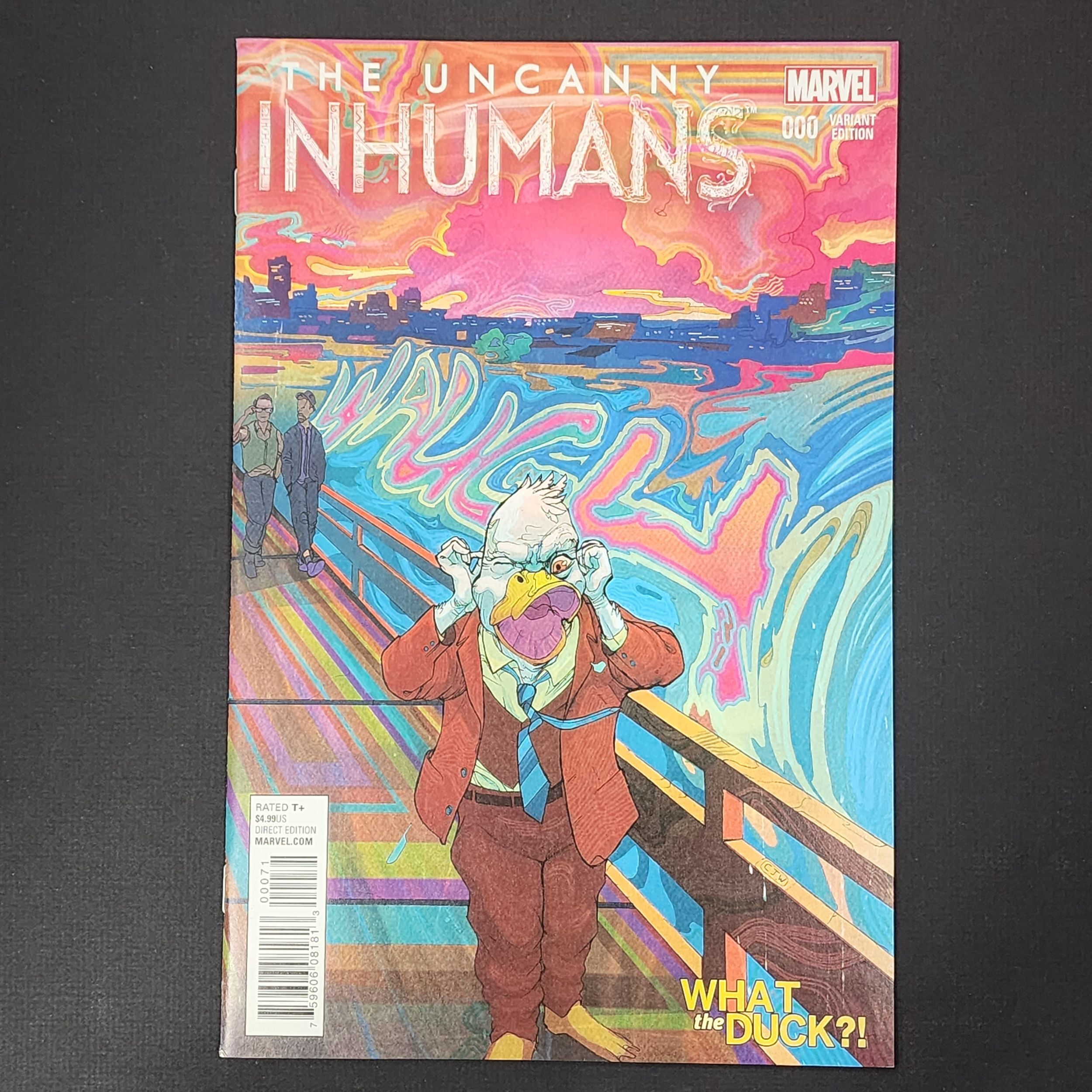 The Uncanny Inhumans #000 Howard the Duck Variant Marvel Comics | Comic ...