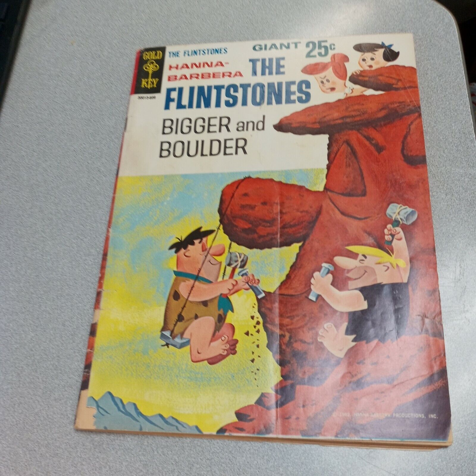 The Flintstones 2 Giant Bigger And Boulder Hanna Barbera Gold