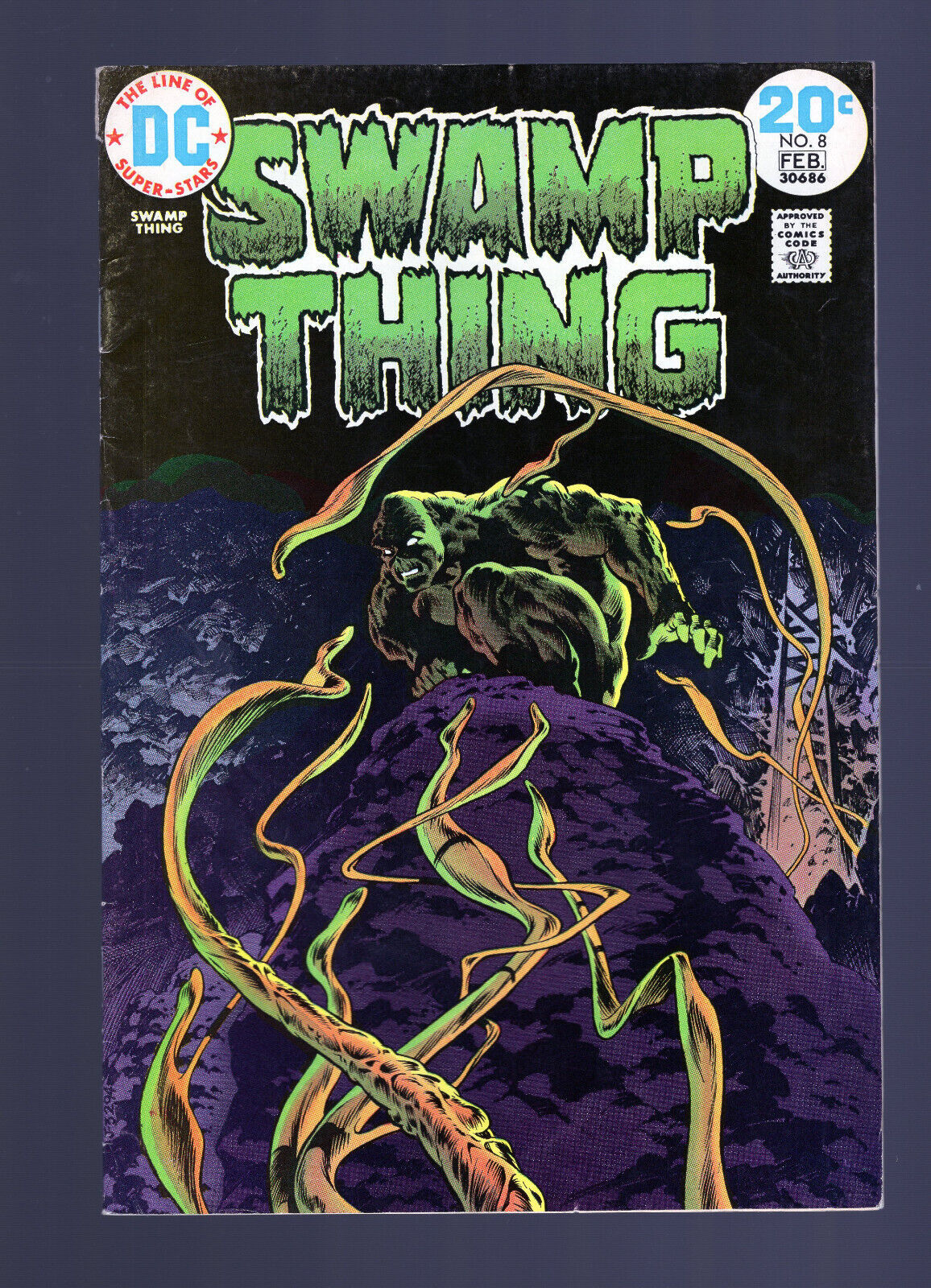 Swamp Thing #8 - Classic Cover Art by Bernie Wrightson. (6.0) 1974 ...