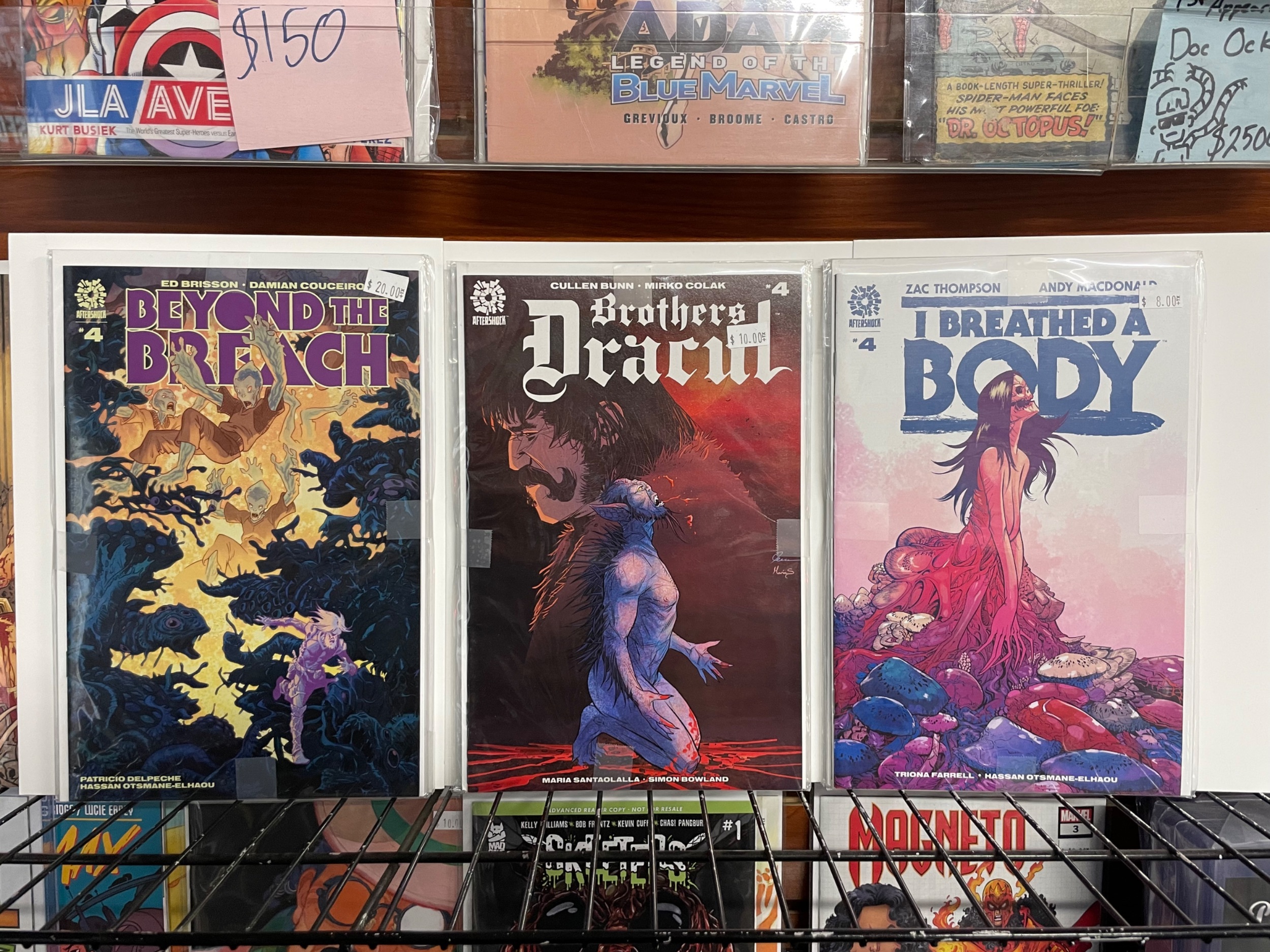 Beyond the Breach, Brothers Dracul, I breathed a Body #1-4 Aftershock ...