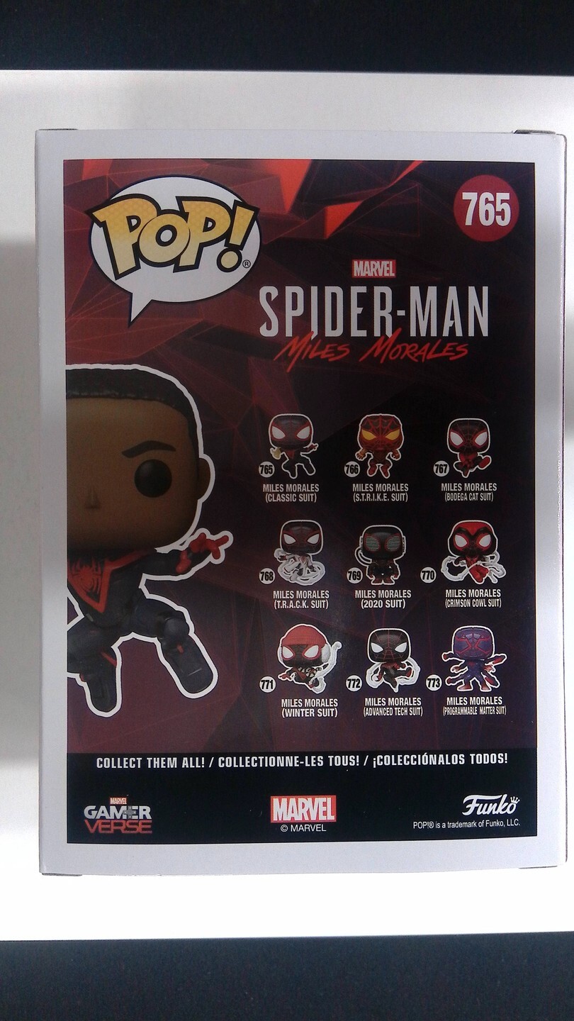Funko Pop! Spider-Man Miles Morales Classic Suit Chase #765 NF | Comic ...
