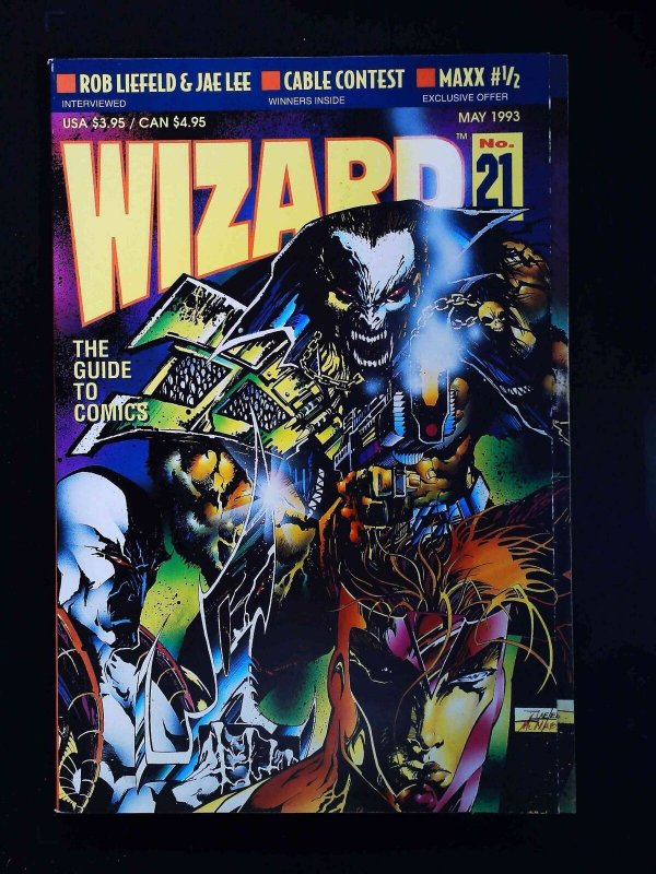 Wizard The Comics Magazine #21U Wizard Comics 1993 Nm- Not Polybagged ...