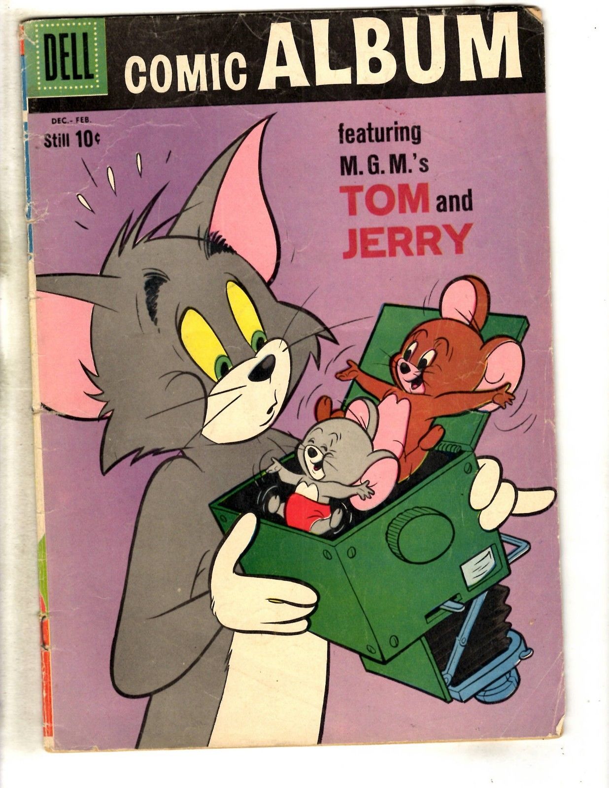 Dell Comic Album # 8 VG 1960 Dell Silver Age Comic Book Tom & Jerry MGM ...