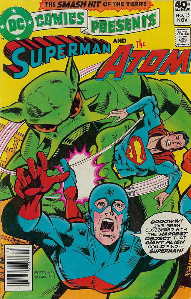 DC Comics Presents #15 VG ; DC | low grade comic Superman the Atom ...