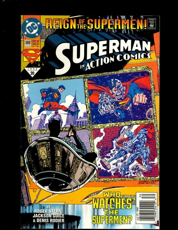 11 Action Comics DC Comic Books 686 687 687 688 689 689 691 692 693 694 ...