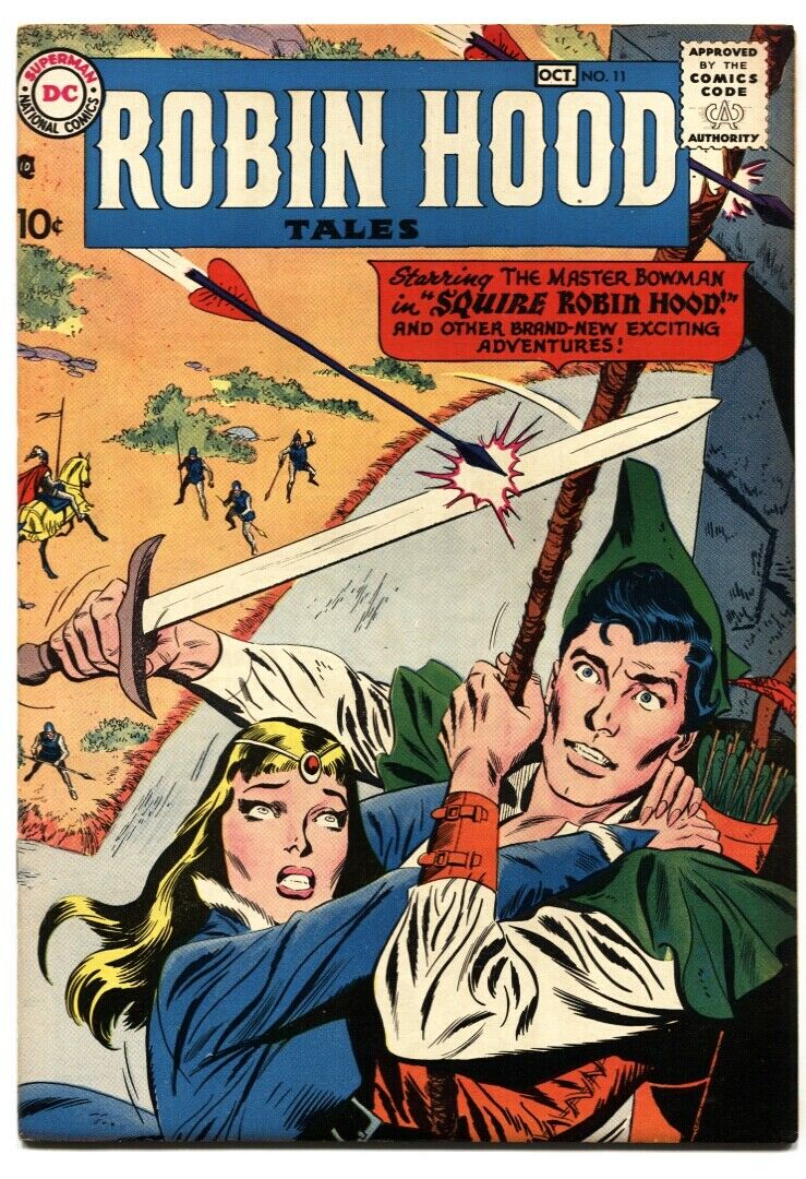 ROBIN HOOD TALES #11-DC-1957-Mohawk Valley Collection VF+ | Comic Books ...