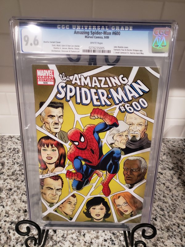 Amazing Spider-Man 600 CGC 9.6 Romita variant | International - Comic ...