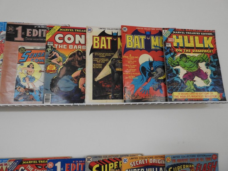 Huge Lot of 56 Treasury Edition Comics! W/Batman, Spidey, Superman+ Avg ...
