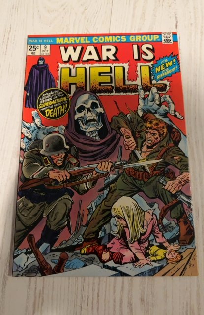 Marvel War Is Hell #9 1974 1st Death Personified In MCU | Comic Books - Bronze Age, Marvel, War ...