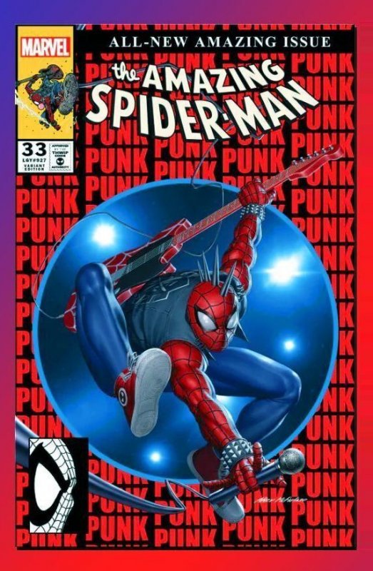 SPIDER-MAN #33 HOT! SPIDER-PUNK EXCLUSIVE J.YOON VARIANT/Miles Gwen ...