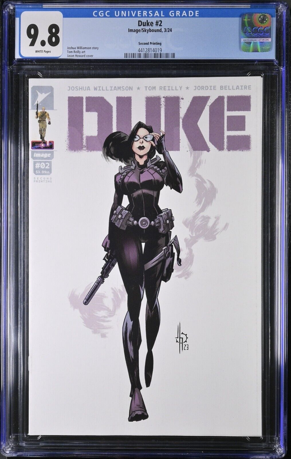 Duke #2 CGC 9.8 2nd Print Howard Baroness Cover Image 2024 GI Joe ...