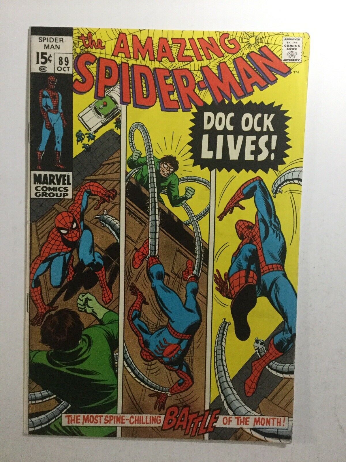 Amazing Spider-Man 89 Vf+ Very Fine+ 8.5 Marvel Comics | Comic Books ...