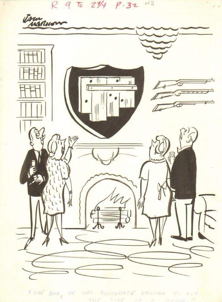 Hunter Trophy Gag - Humorama art by Jack Markow | Comic Collectibles ...