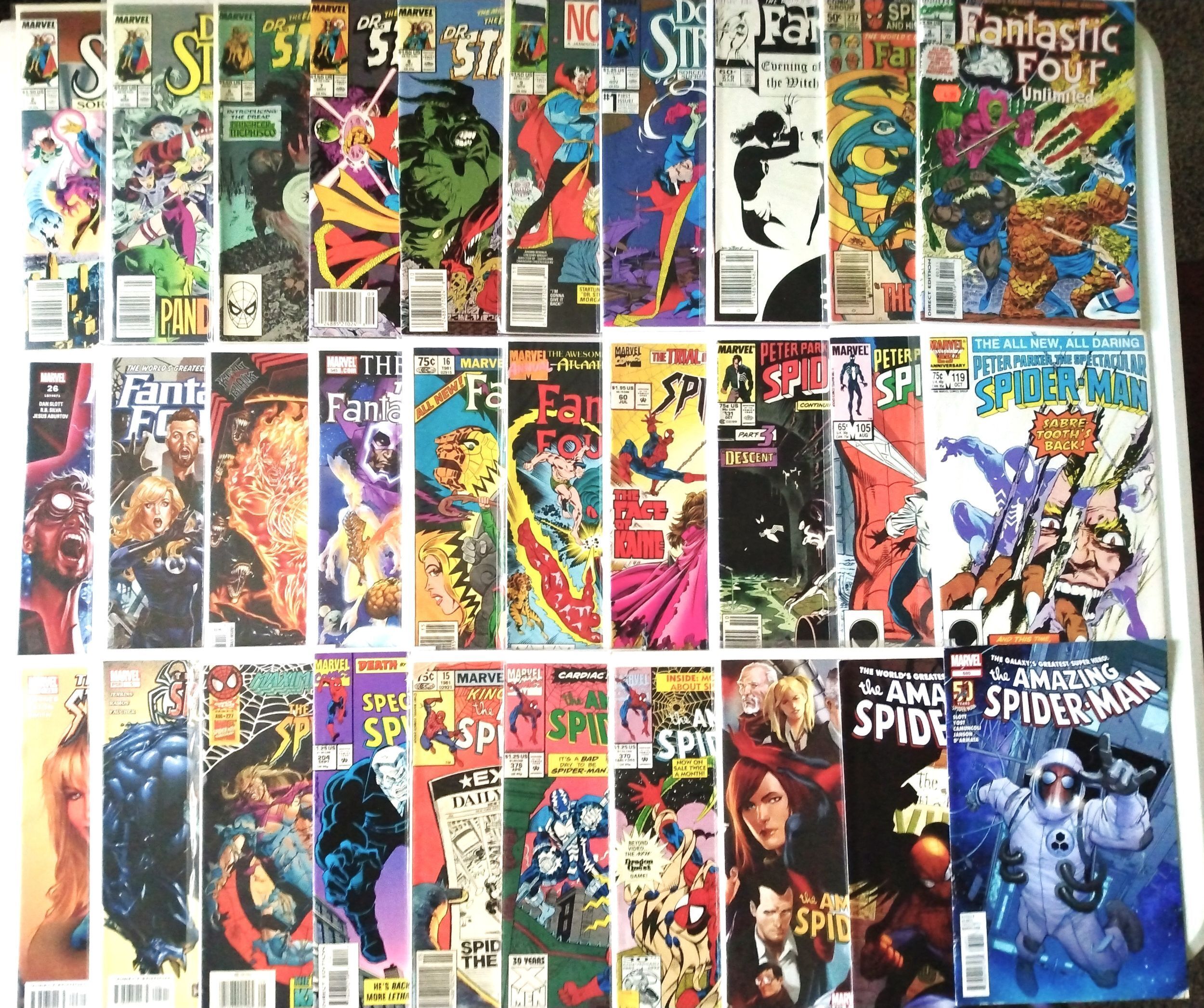 LOT: Doctor Strange, Fantastic Four and others. 50 Items at VF (8.0 ...