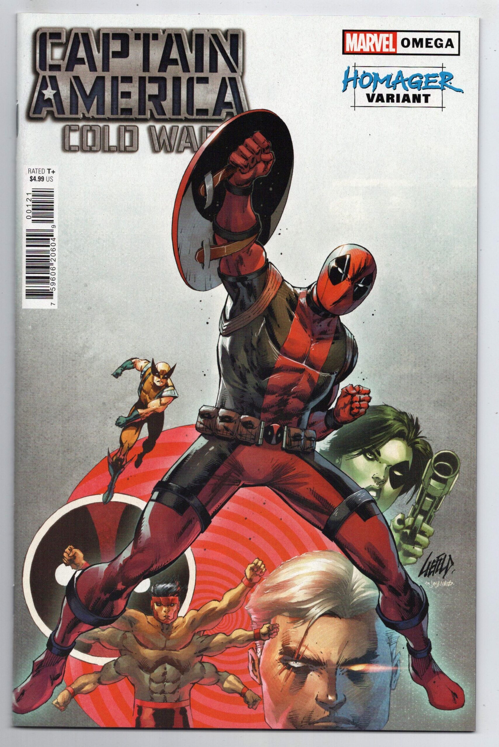 Captain America Cold War Omega #1 Rob Liefeld Homage Variant (Marvel ...