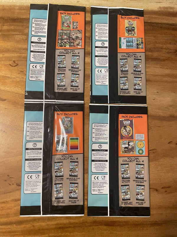 The Loud House Comic Nickelodeon Subway Book & Mosaic Art & Stickers ...