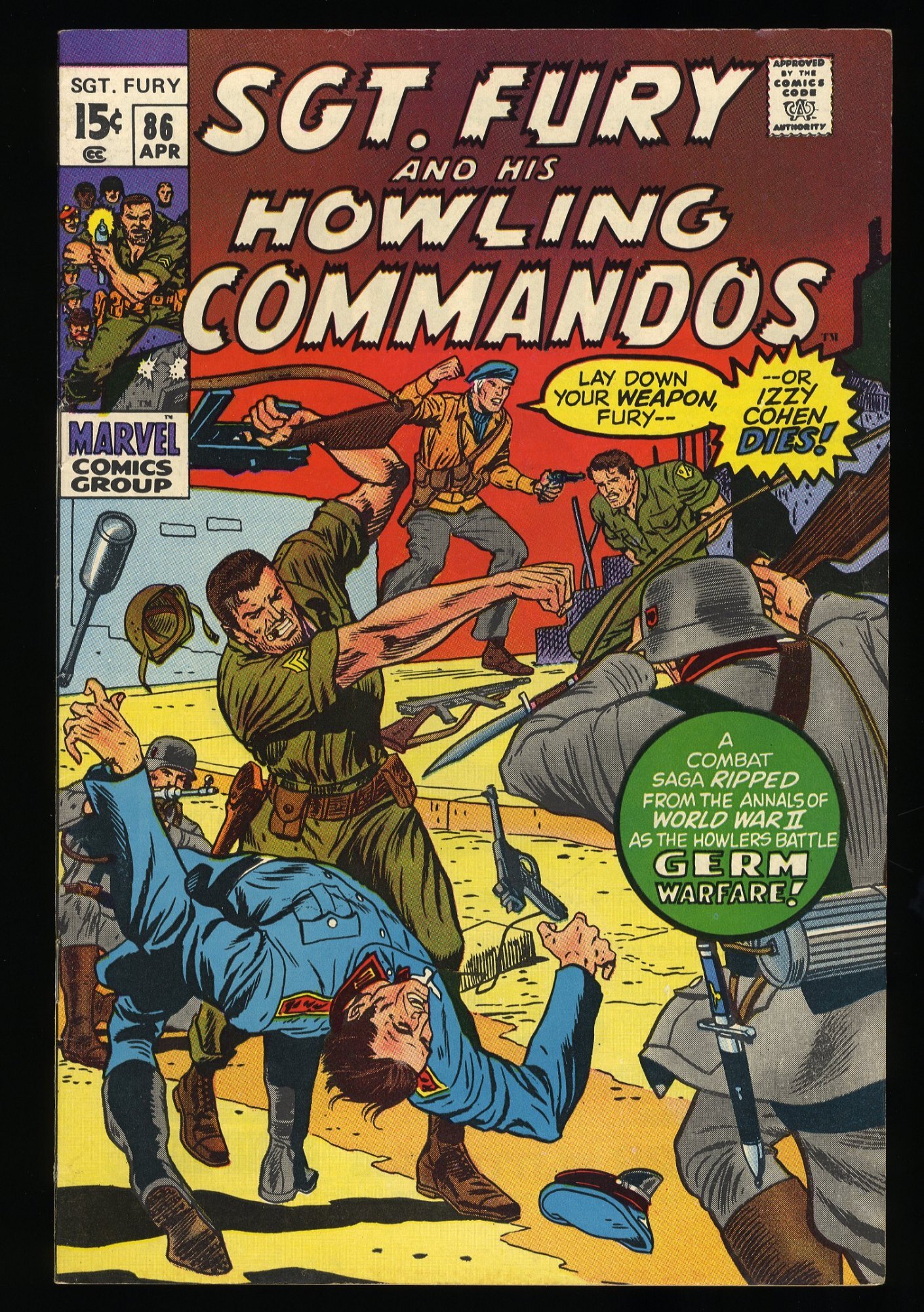 Sgt. Fury and His Howling Commandos #86 VF+ 8.5 | Comic Books - Bronze ...