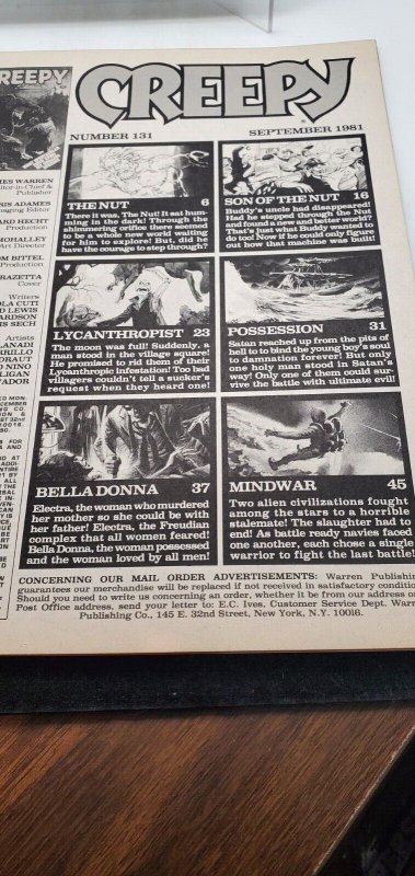 CREEPY MAGAZINE #131 (1981) Frank Frazetta does the cover NM/Mint ...