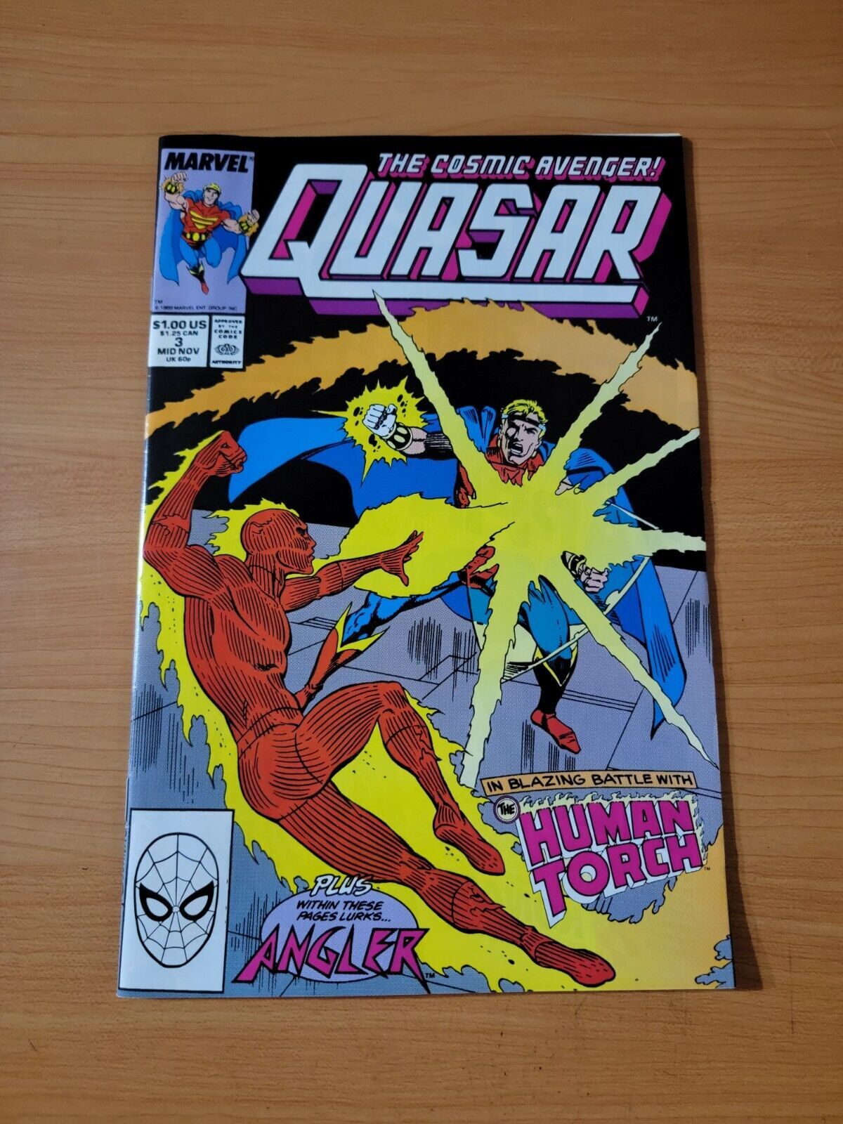 Quasar #3 Direct Market Edition ~ NEAR MINT NM ~ 1989 Marvel Comics ...