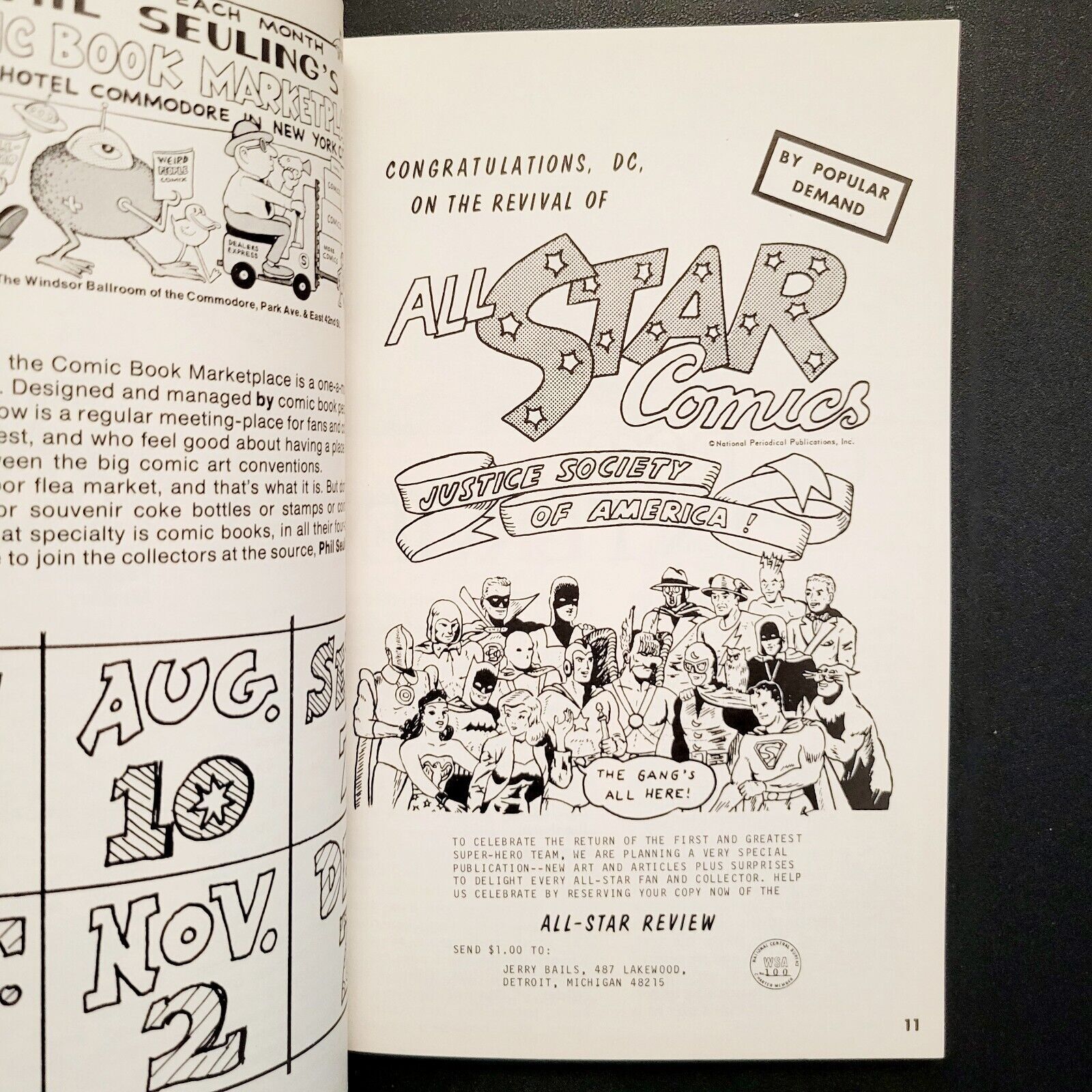 1975 COMIC ART CONVENTION Program JACK KIRBY Silver Surfer Cover (Phil ...