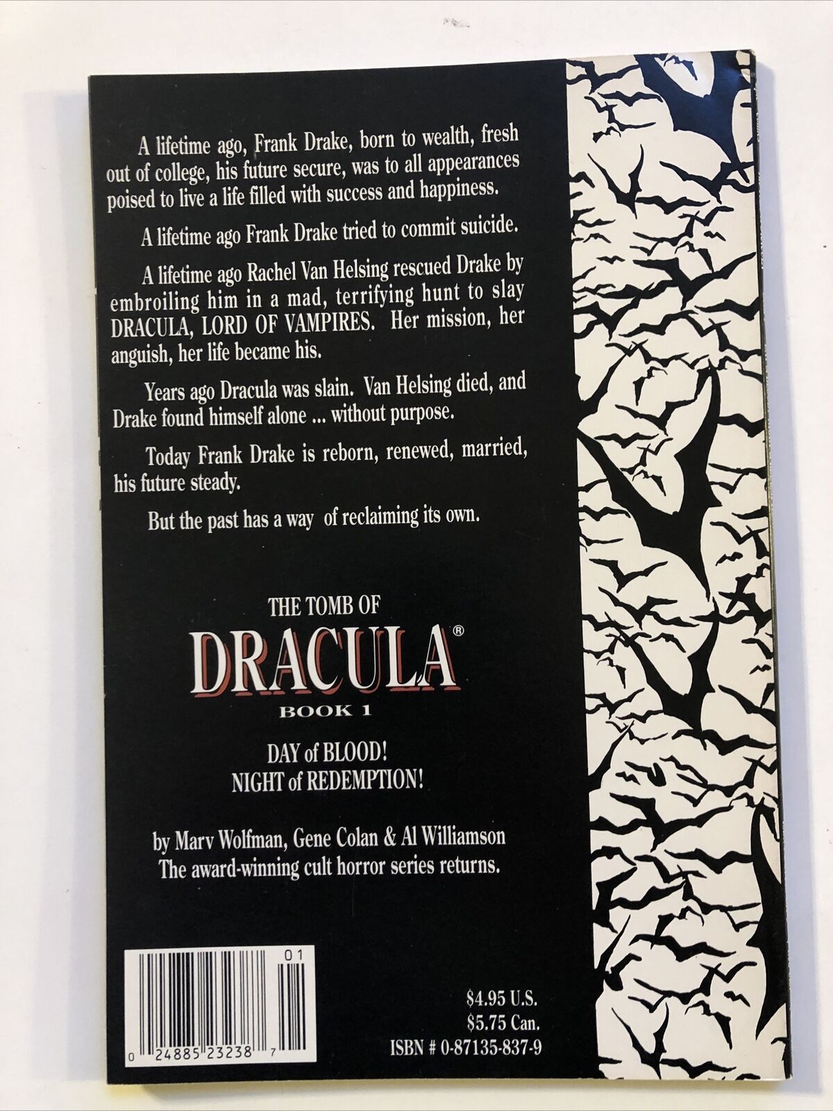 Tomb of Dracula #1 2 4 Day of Blood Night of Redemption TPB 1991 Epic ...
