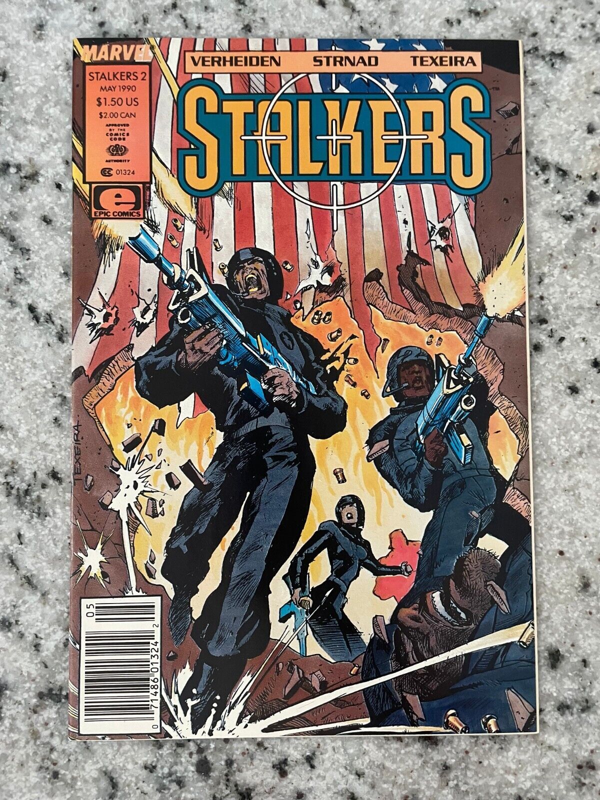 Stalkers # 2 NM Marvel Epic Comic Book Verheiden Strnad Texeira Cover ...