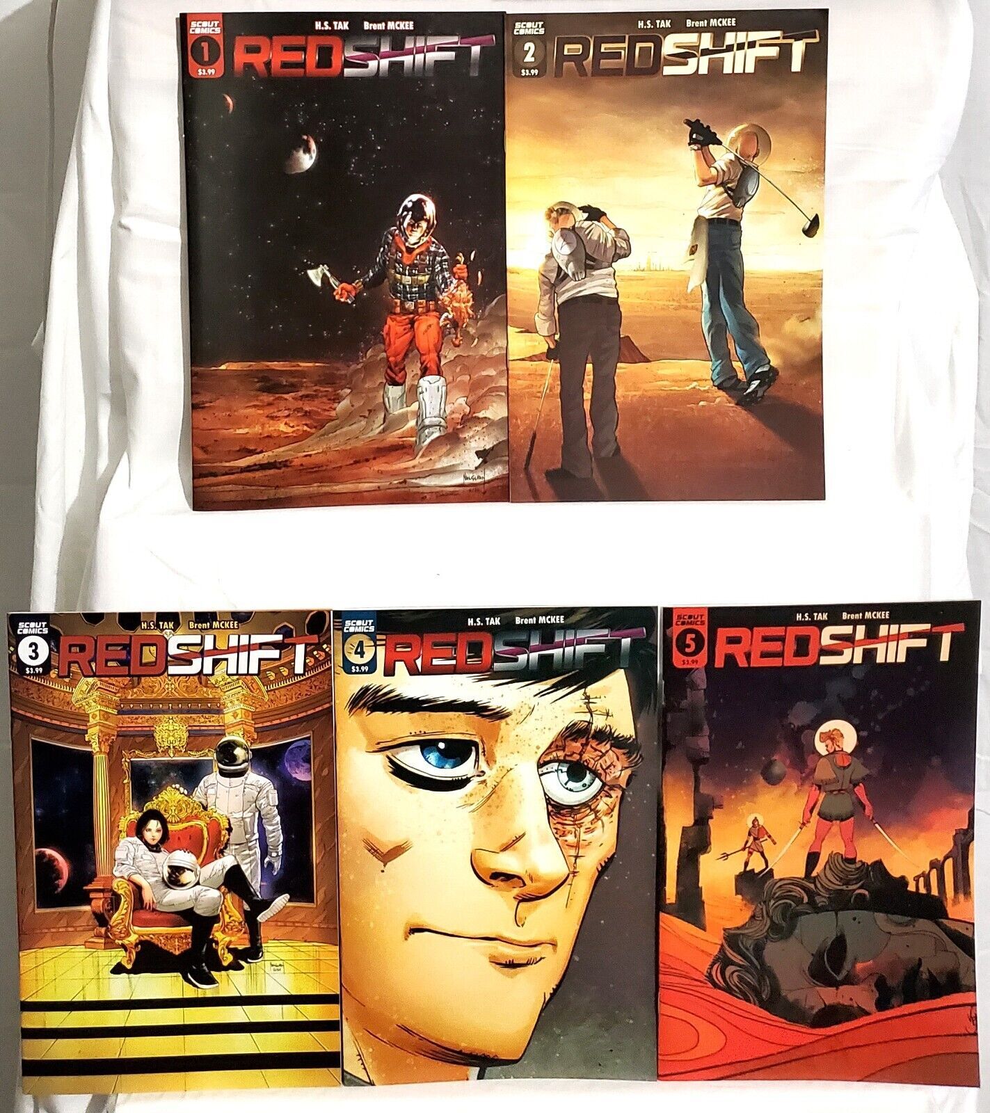 RED SHIFT #1 - 5 Tale of an Astronaut Scared of Space Scout Comics | Comic Books - Modern Age ...