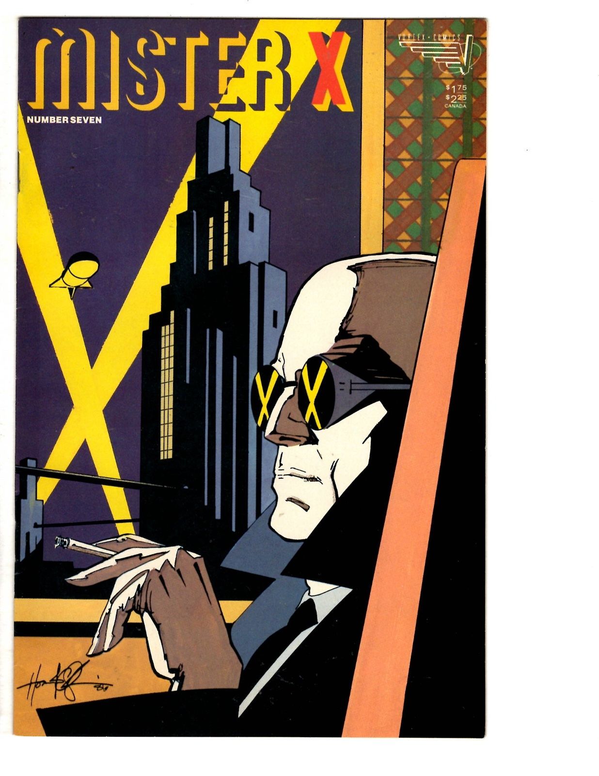 7 Mister X Vortex Comic Books # 1 3 4 5 6 7 8 Dean Motter Paul Rivoche ...