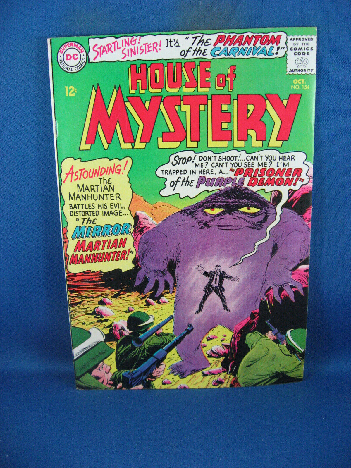 House of Mystery 154 VF 1965 DC Martian Manhunter | Comic Books ...