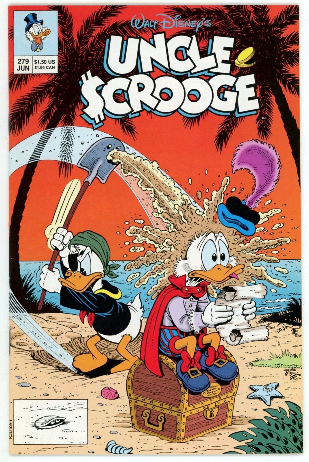 Walt Disney’s Uncle Scrooge 279 NM 9.4 Modern Age Disney Comics 1993 ...