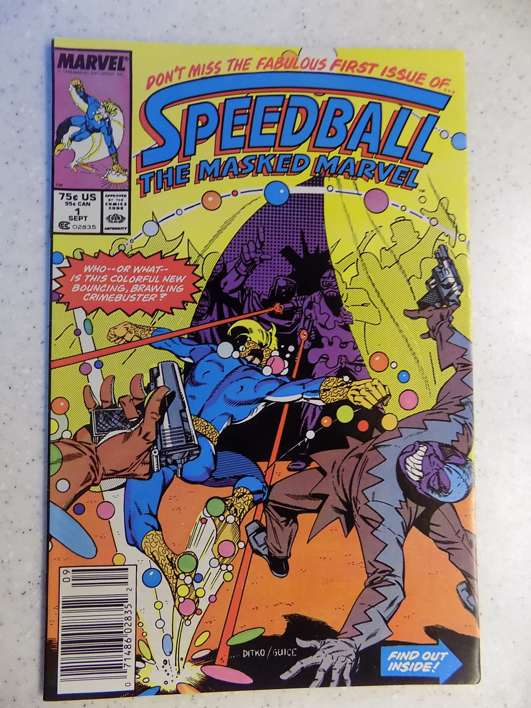 Speedball # 1 Marvel New Warriors Action Adventure | Comic Books ...