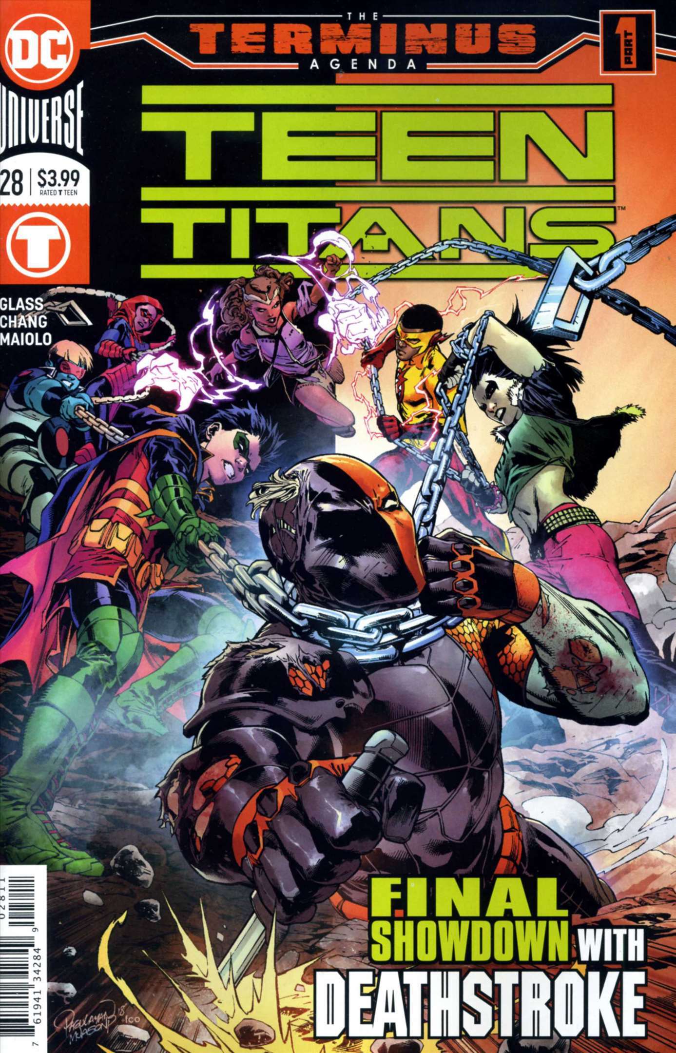Teen Titans (6th Series) #28 VF ; DC | Terminus Agenda 1 Deathstroke ...