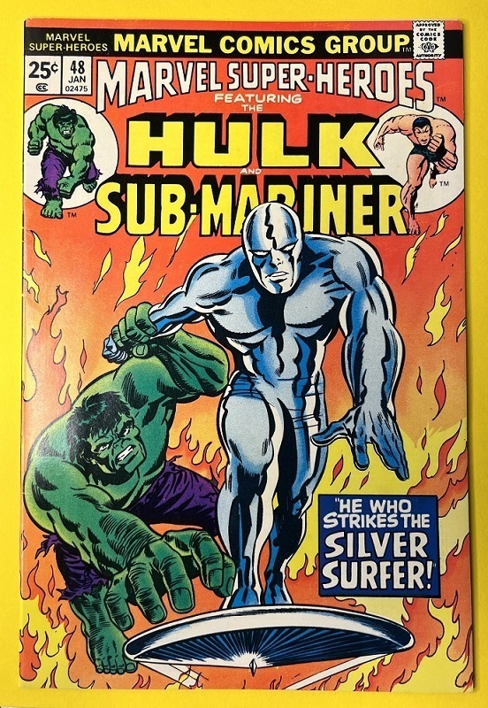Marvel Super-Heroes 48 HULK SILVER SURFER (1975) B2 | Comic Books ...