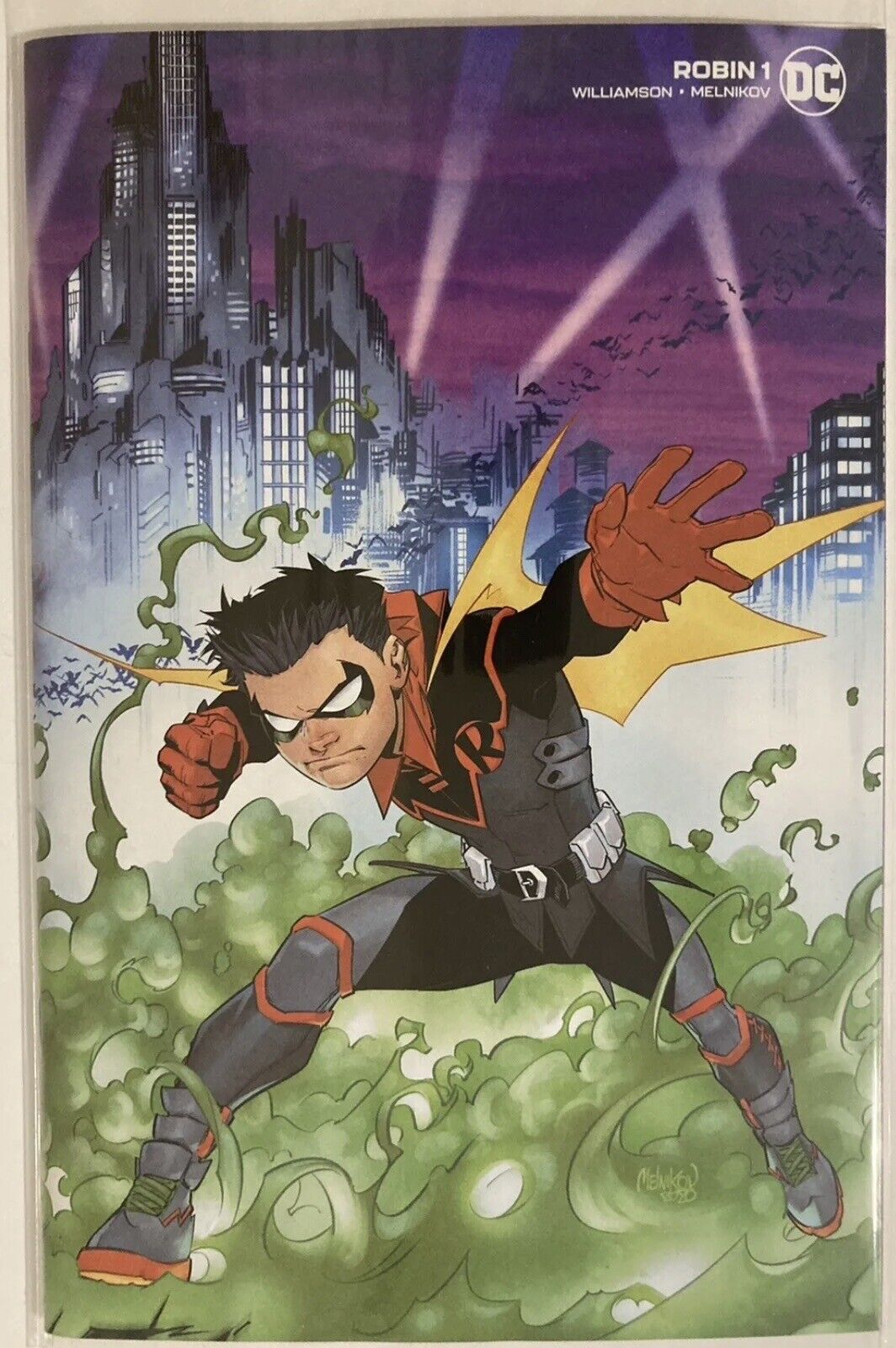 Robin #1 Wraparound Variant 1st App & Cover Of Flatline & Respawn (DC ...