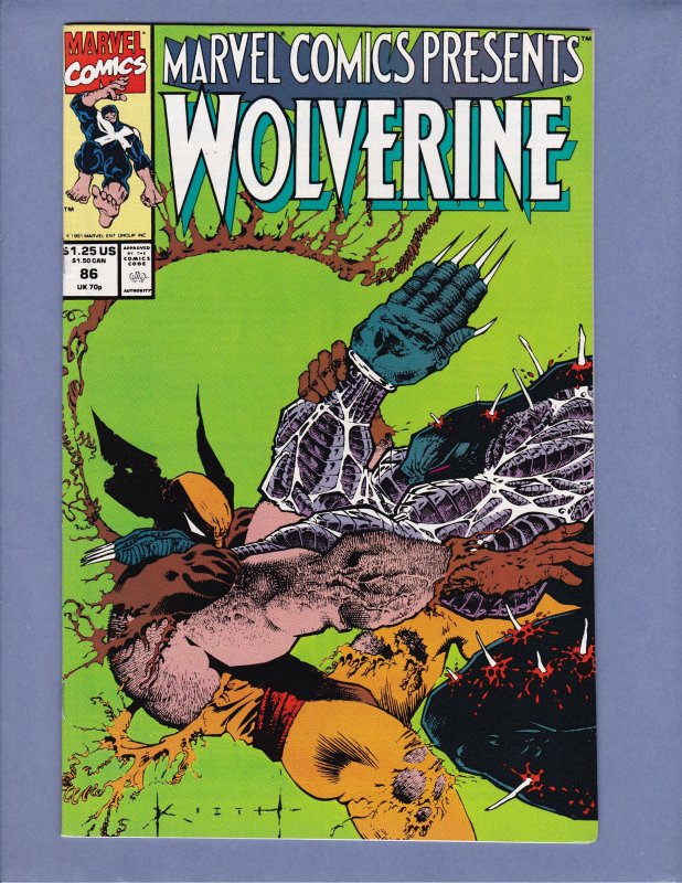 Marvel Comics Presents #86 NM- Sam Keith Wolverine Beast Marvel 1991 ...