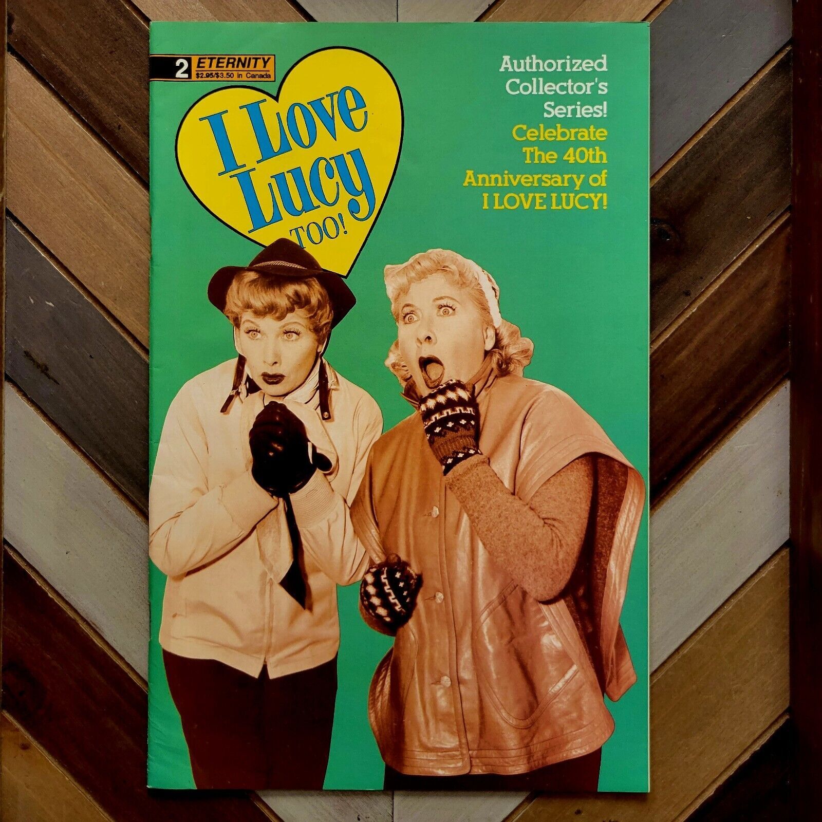 I LOVE LUCY TOO #1-2 FN/VF (Eternity 1990) Rare/HTF 40th Anniv Classic ...