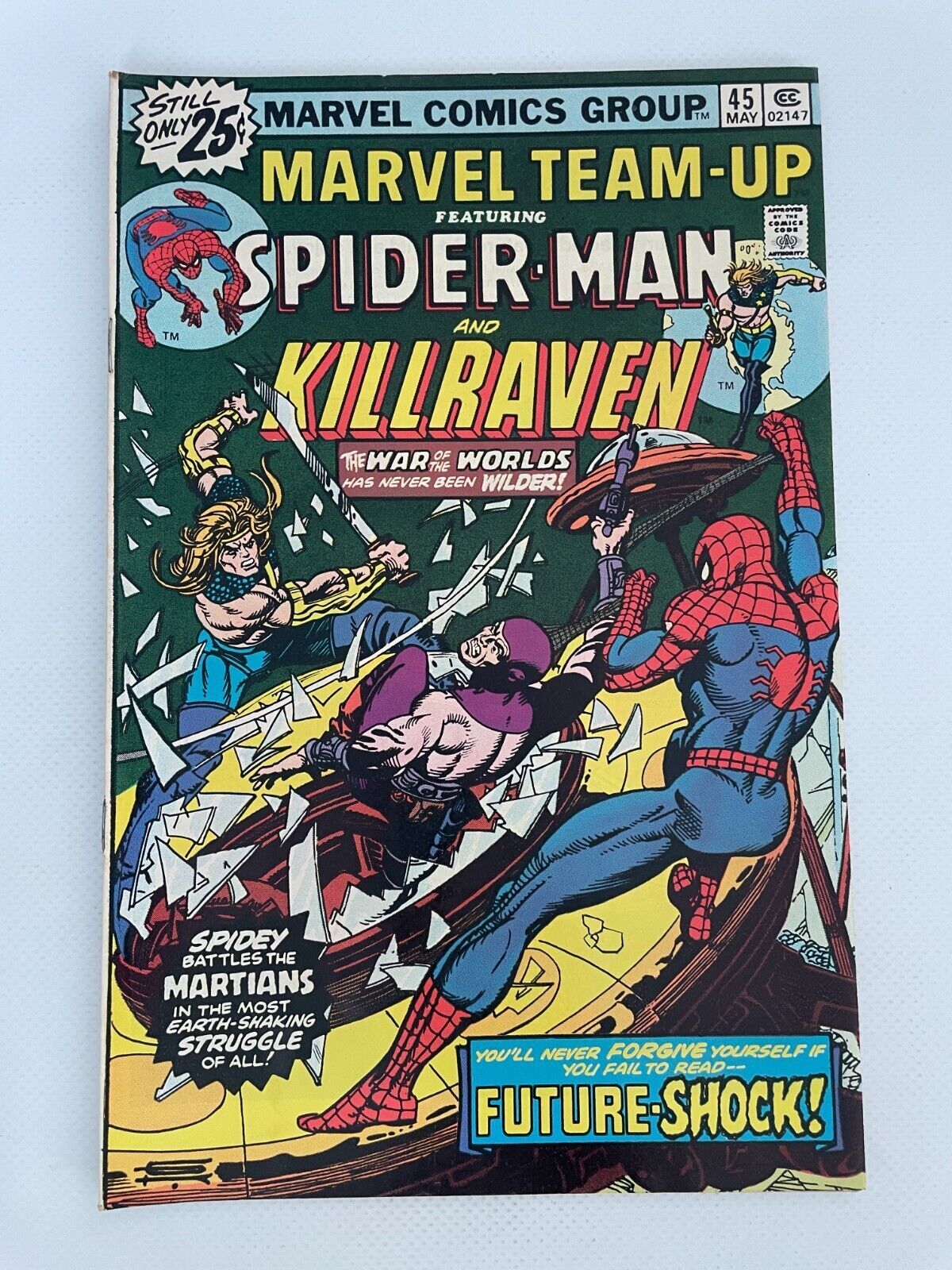 Marvel Team-Up # 45 NM Comic Book Human Torch Killraven Spider-Man 20 ...