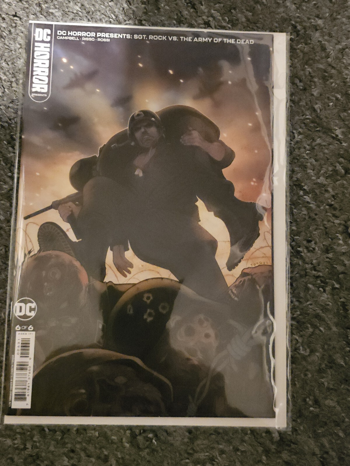 DC Horror Sgt Rock Vs Army of the Dead #6 1:25 Torque Variant NM ...